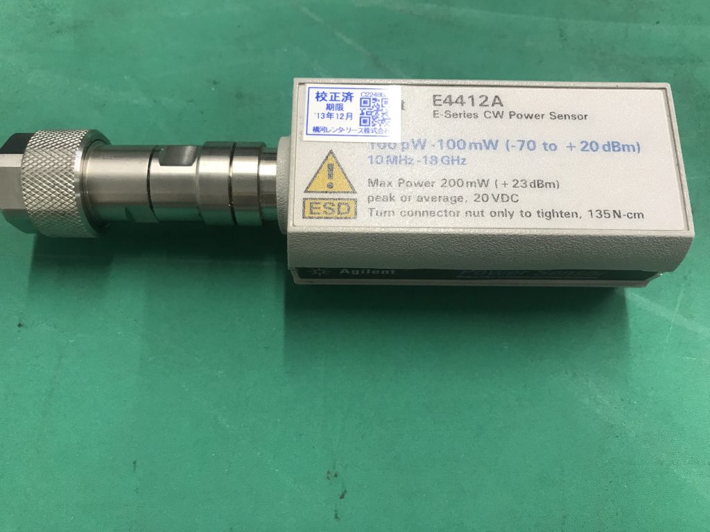 Keysight / Agilent E4412A Wide Dynamic Range Power Sensor, E-Series | 株式会社エイチェム