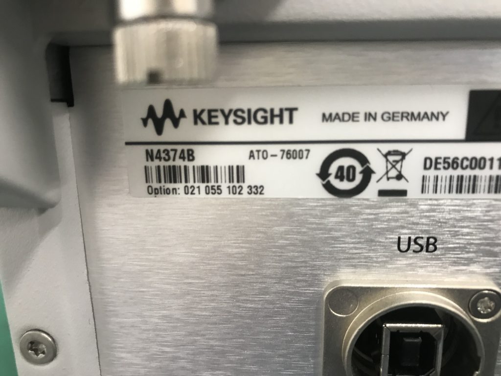 Keysight / Agilent N4374B 4.5 GHz Single-Mode Lightwave Component ...